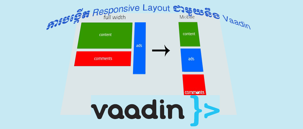 ការបង្កើត Responsive Layout ជាមួយនឹង Vaadin
